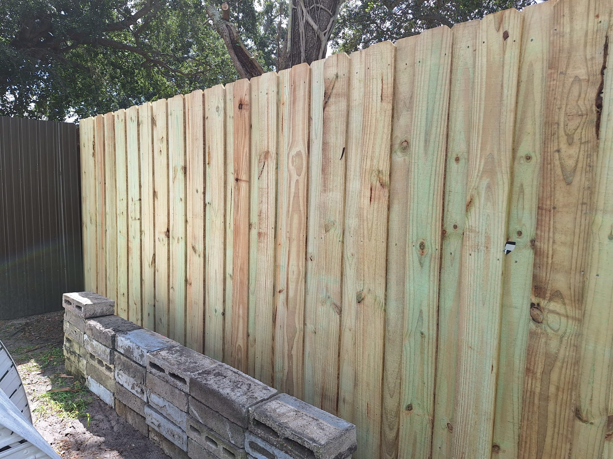 Wood Fence Installation - Hollywood, FL - South Florida Fence ...